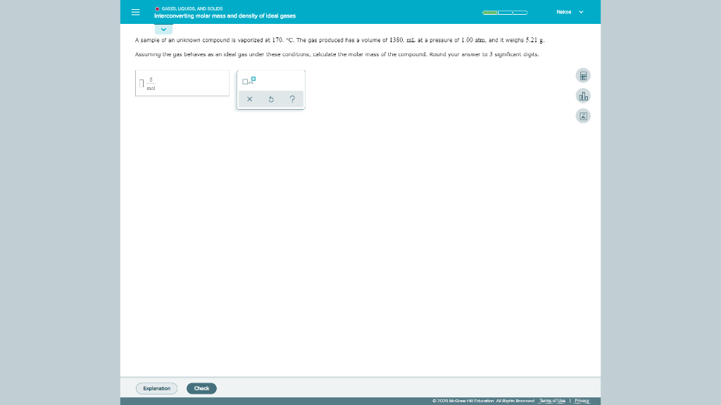 Solved O Gases Uquds And Souds Interconverting Molar Mass Chegg