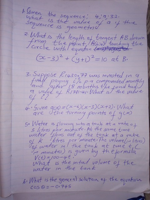 Solved 1 Given The Sequence The Sequence 4 9 132 What Is Chegg