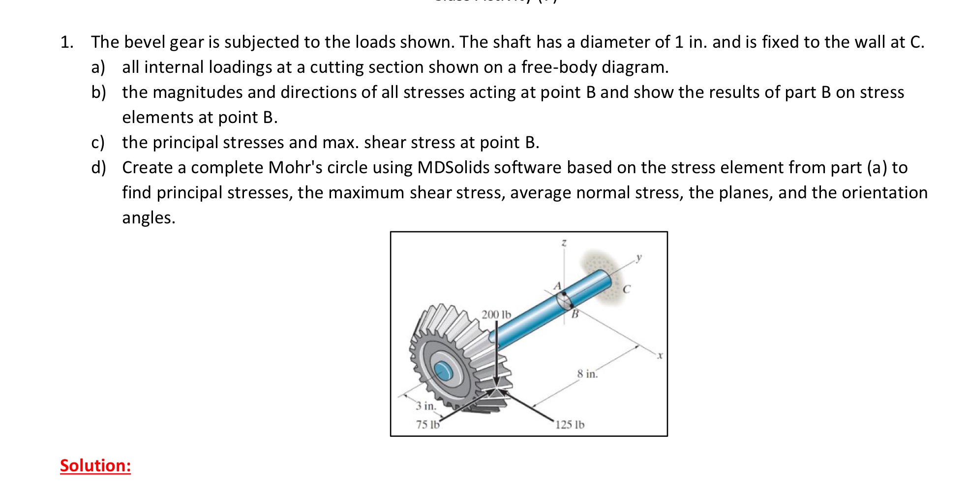 Solve all parts with work please! | Chegg.com