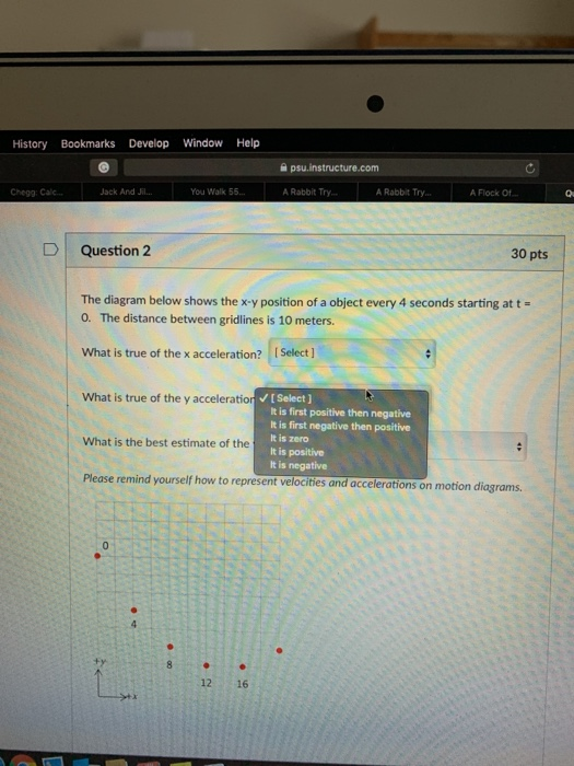 Solved Bookmarks Develop Window Help psu.instructure.com | Chegg.com