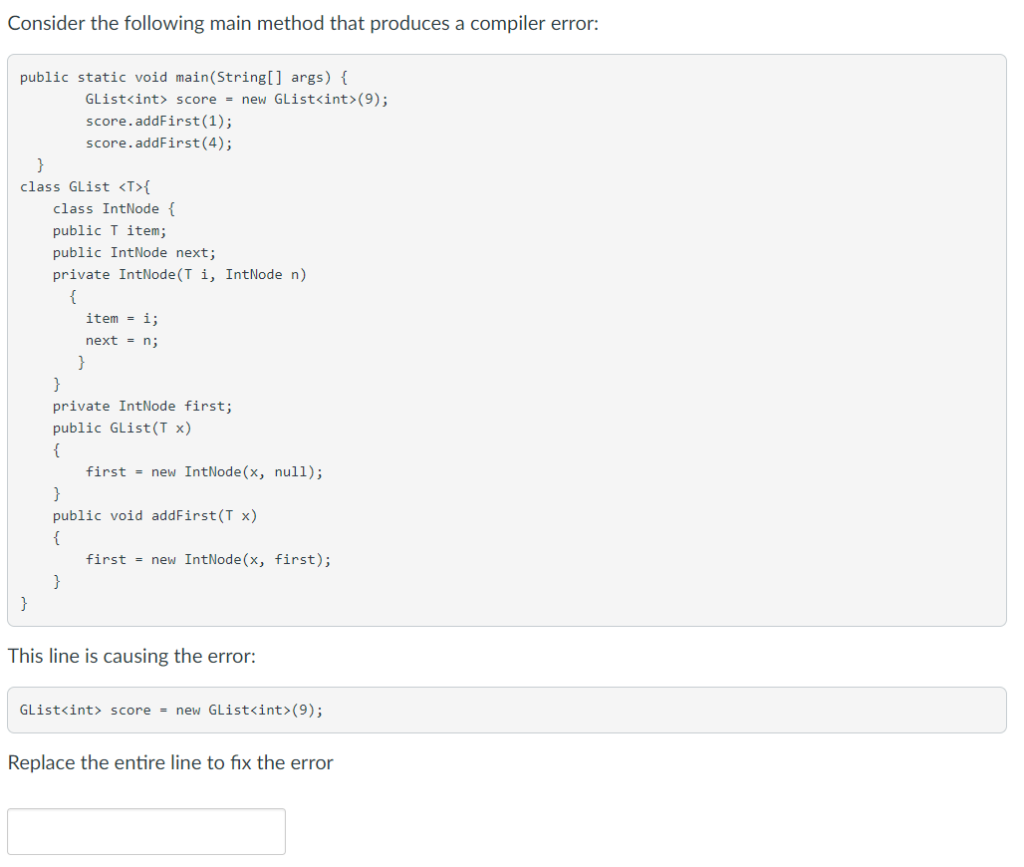 Solved You need a generic collection class that will insert | Chegg.com