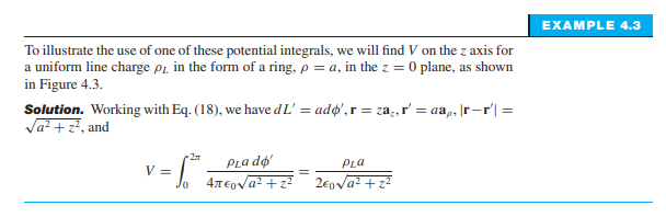Solved EXAMPLE 4.3 To illustrate the use of one of these | Chegg.com