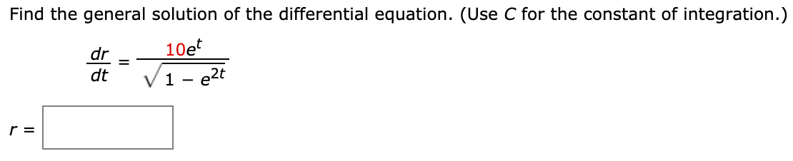 Solved Find the general solution of the differential | Chegg.com