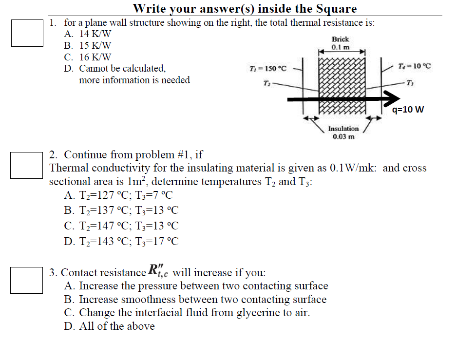 Solved HEAT TRANSFER Mechanical Engineering ADVANCED | Chegg.com