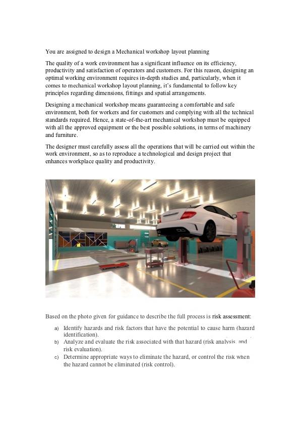 Engineering Workshop Layout