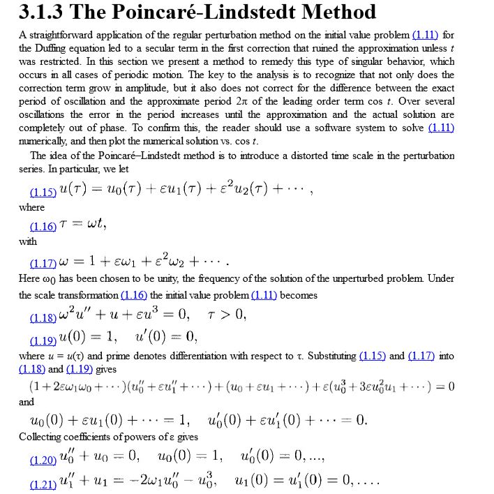 This is regular perturbation. Can someone explain | Chegg.com