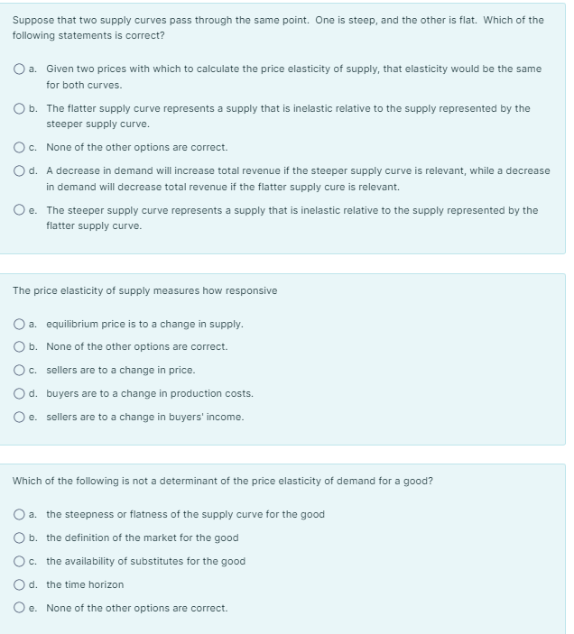 Solved The greater the price elasticity of demand, the a. | Chegg.com