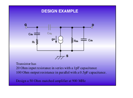 Solved DESIGN EXAMPLE Cus Case TS Transistor has 20 Ohm | Chegg.com