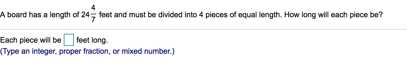 Solved 4 A board has a length of 245 feet and must be | Chegg.com