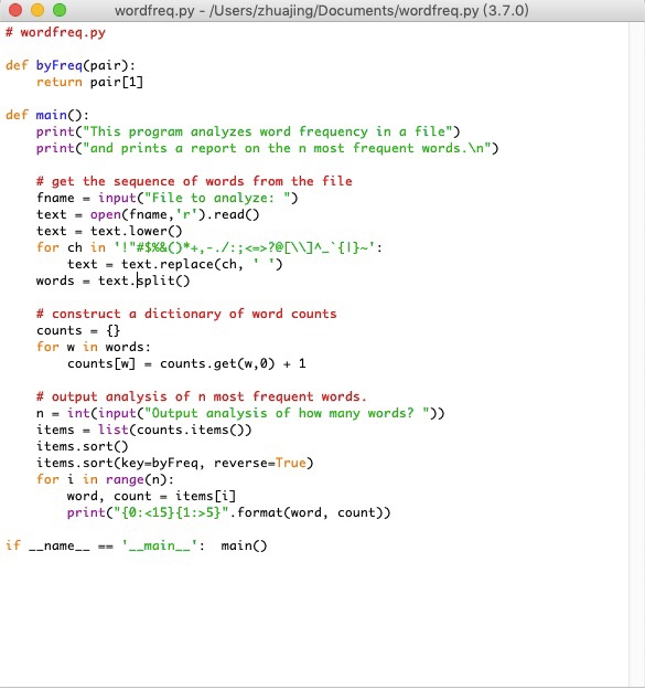 Solved The Program Need To Print Top 25 Frequently Words In