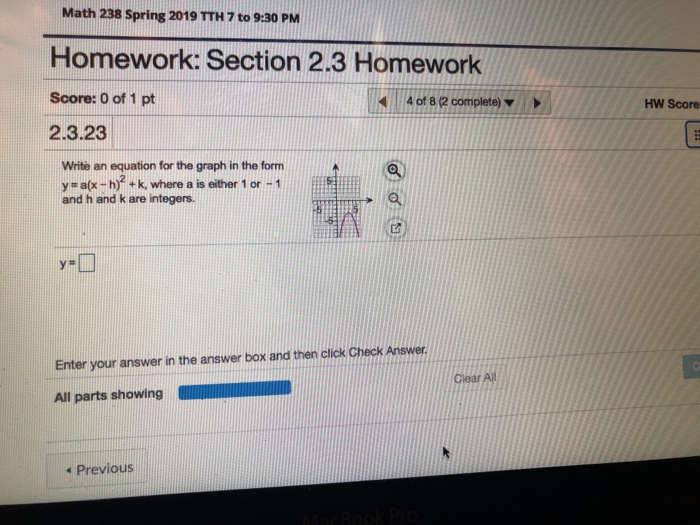 Solved Math 238 Spring 2019 TTH 7 to 9:30 PM Homework: | Chegg.com