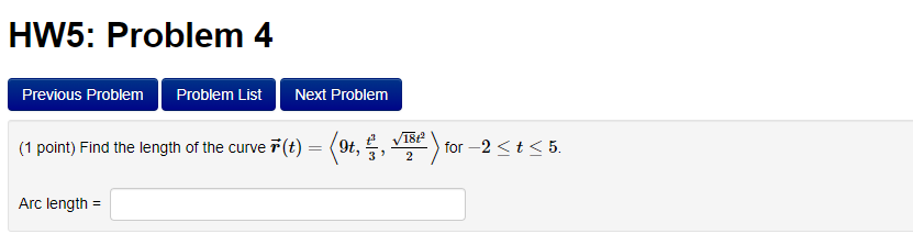 Solved HW5: Problem 4 Previous Problem Problem List Next | Chegg.com