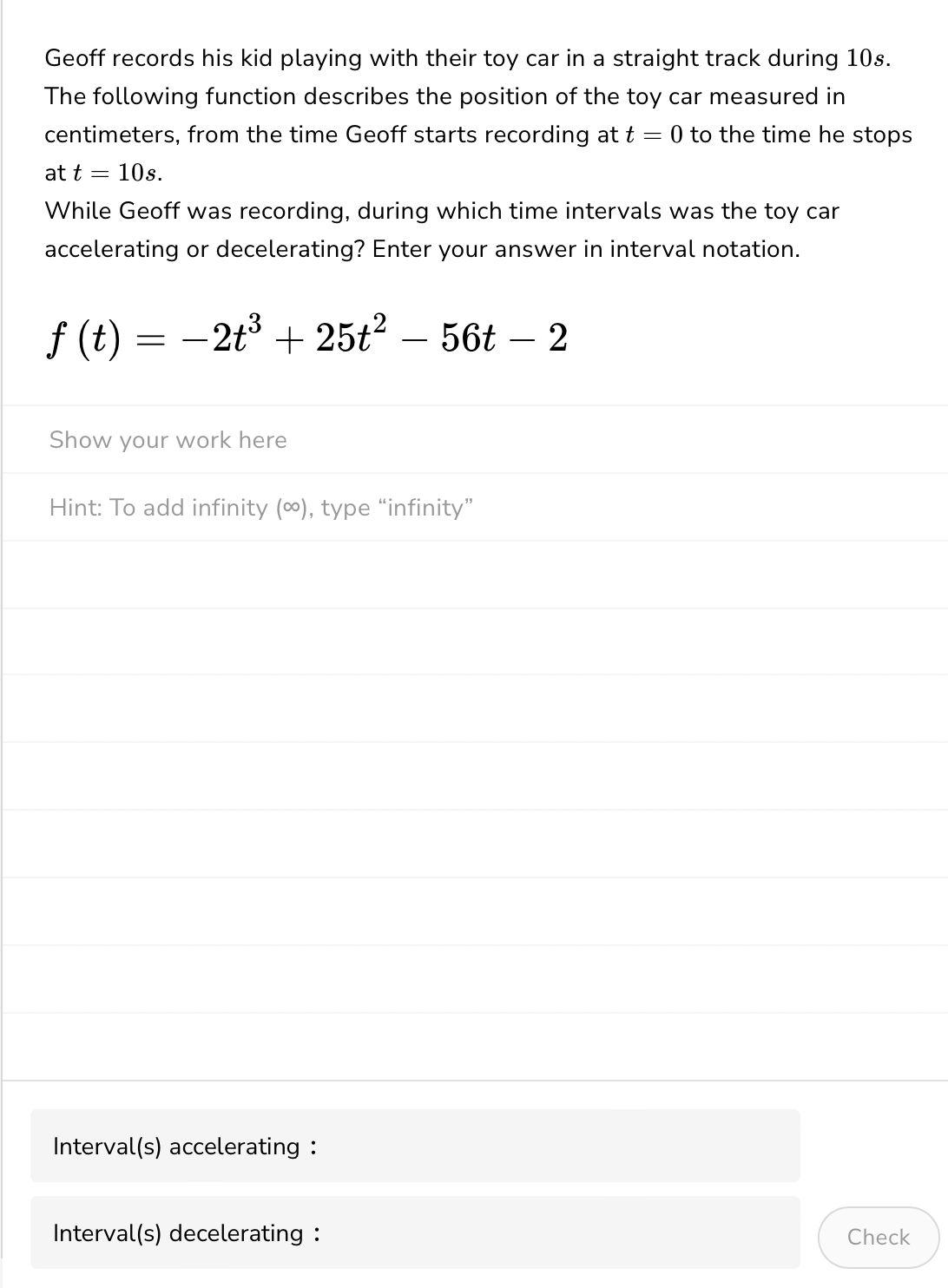 Solved Geoff records his kid playing with their toy car in a | Chegg.com
