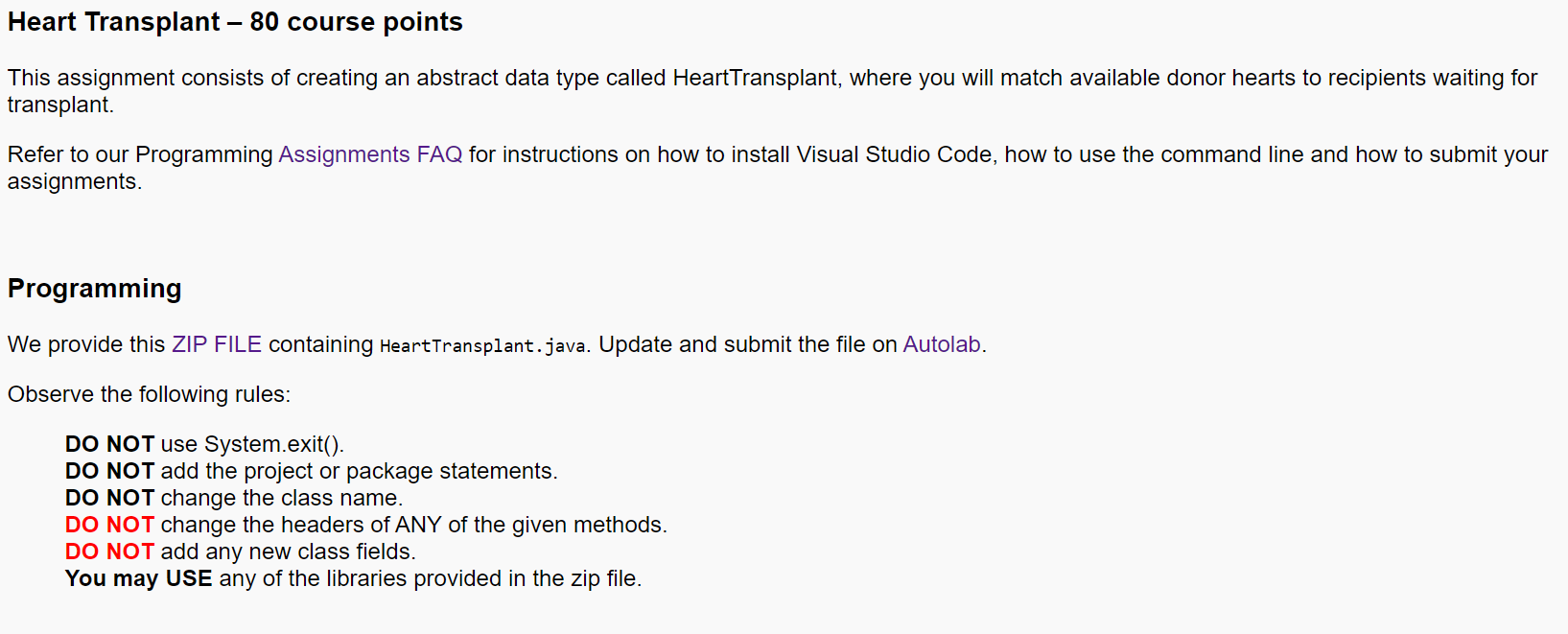 Solved Heart Transplant −80 course points This assignment | Chegg.com