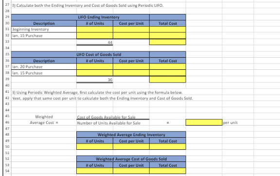 Solved 1. Calculate cost of ending Inventory and cost of | Chegg.com