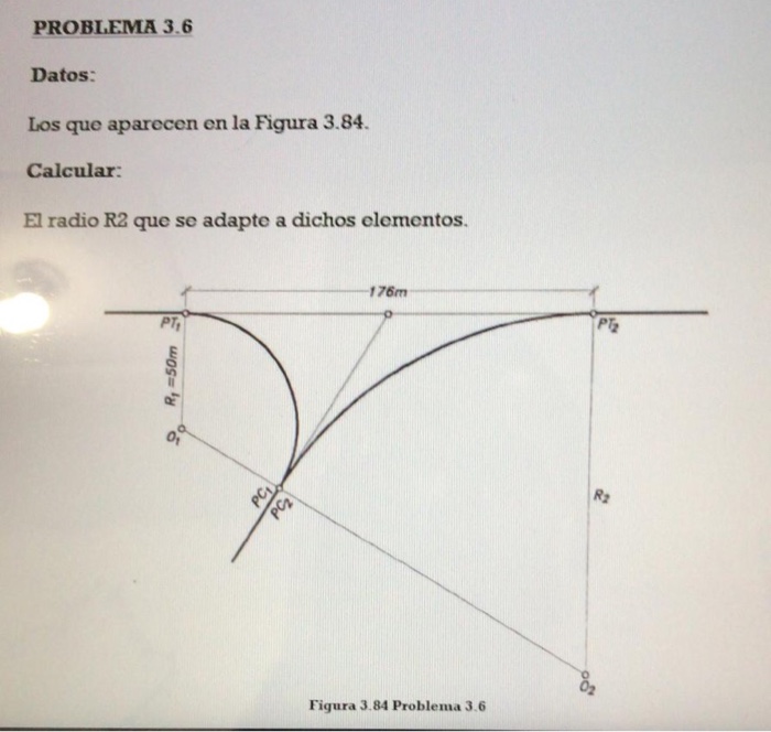 Solved Calculate the R2 (radius) adapting the elements shown | Chegg.com