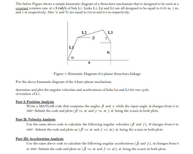 The below Figure shows a simple kinematic diagram of | Chegg.com