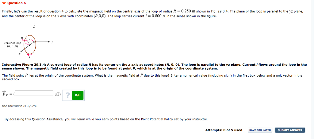 Interactive Exercises 29.03: Magnetic Field on Axis | Chegg.com