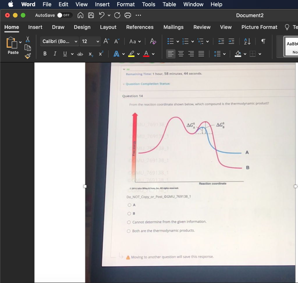 Solved Word File Edit View Insert Format Tools Table Window | Chegg.com