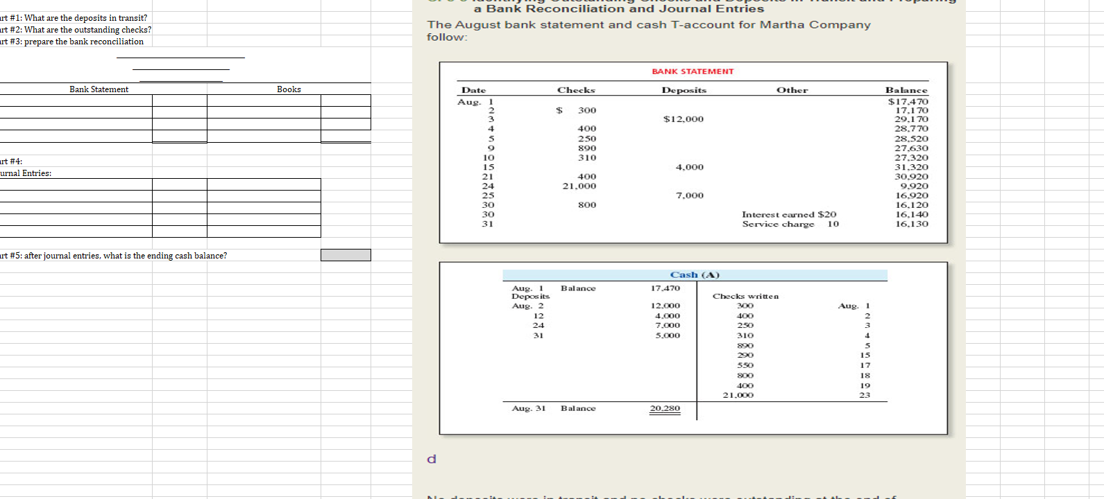 Matching Choices: A Establish responsibility B | Chegg.com