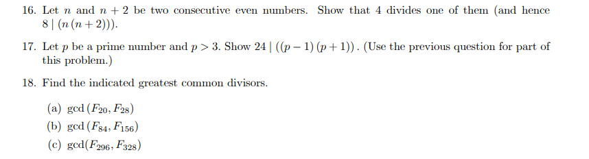 Solved 16. Let n and n+2 be two consecutive even numbers. | Chegg.com