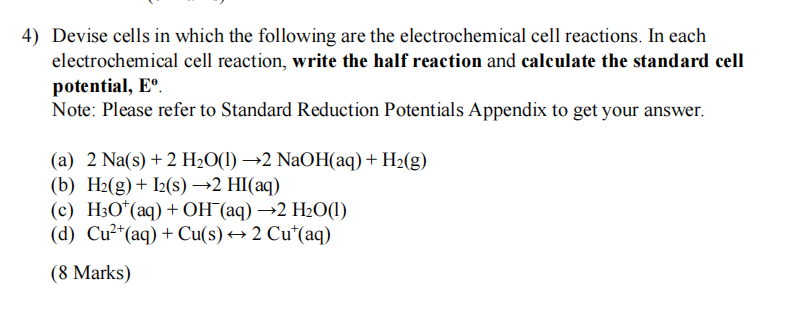 Solved Devise cells in which the following are the | Chegg.com