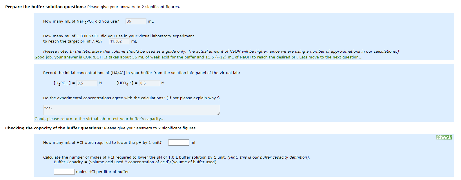 Solved Virtual Laboratory Activity - Preparing and testing | Chegg.com