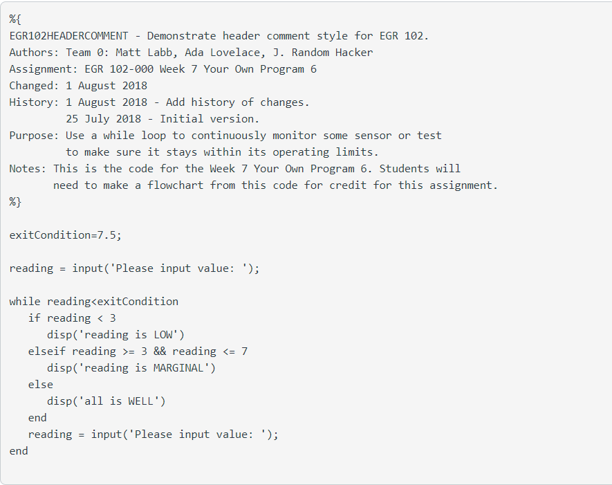 Solved Start: The comment header at the top of the script | Chegg.com