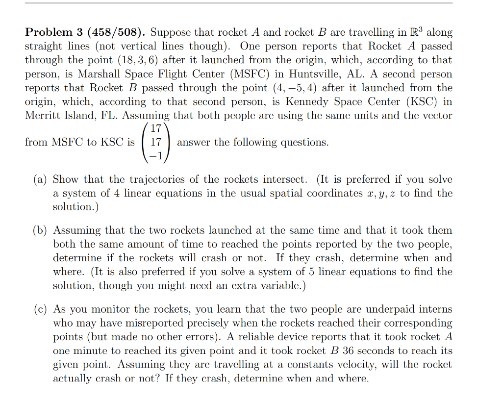 Solved This is a linear algebra problem. Do not give wrong | Chegg.com