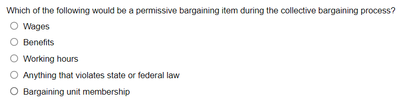 Which of the following would be a permissive | Chegg.com