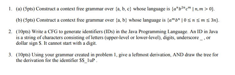 Solved please explain your answer and your process(a) (5pts) | Chegg.com