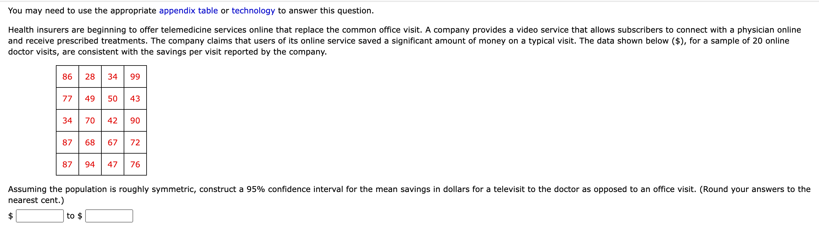 Solved You may need to use the appropriate appendix table or | Chegg.com