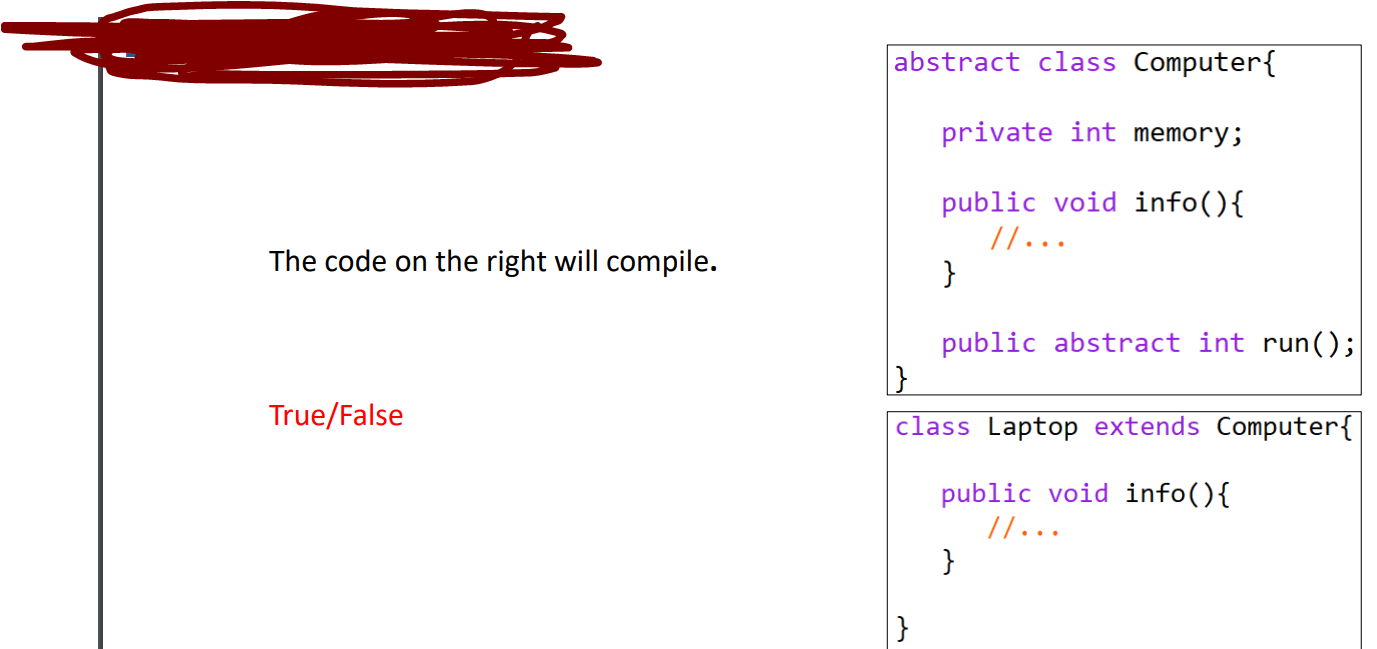 Solved Which line of code will cause a compiler error? | Chegg.com