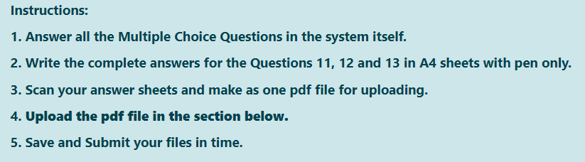 Instructions: 1. Answer all the Multiple Choice | Chegg.com