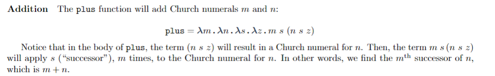 Solved Church numerals are a representation of natural | Chegg.com