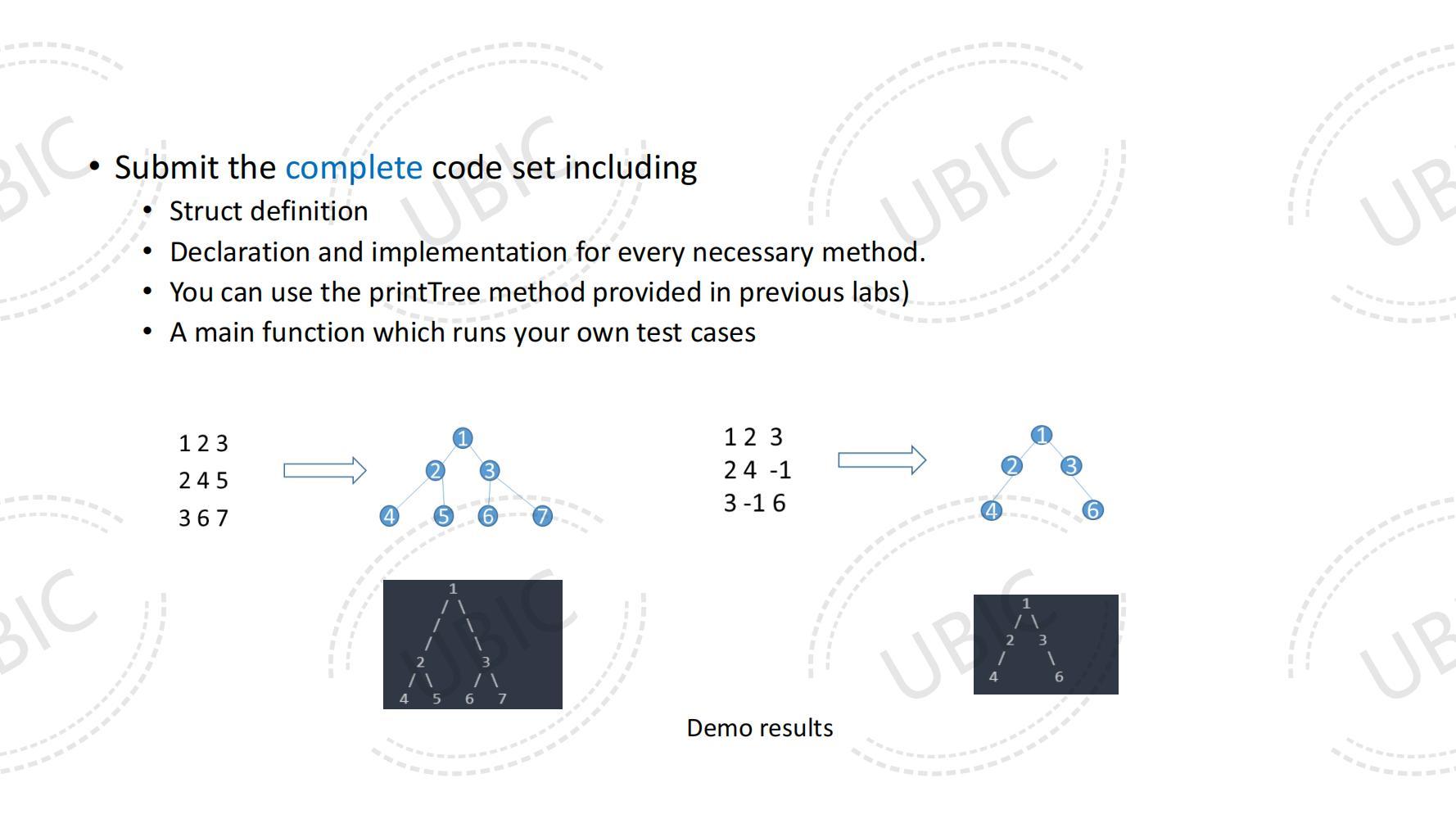 Solved C Programming Task Construct Binary Tree • Write A 6243