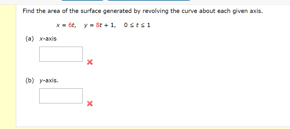 Solved Find the area of the surface generated by revolving | Chegg.com