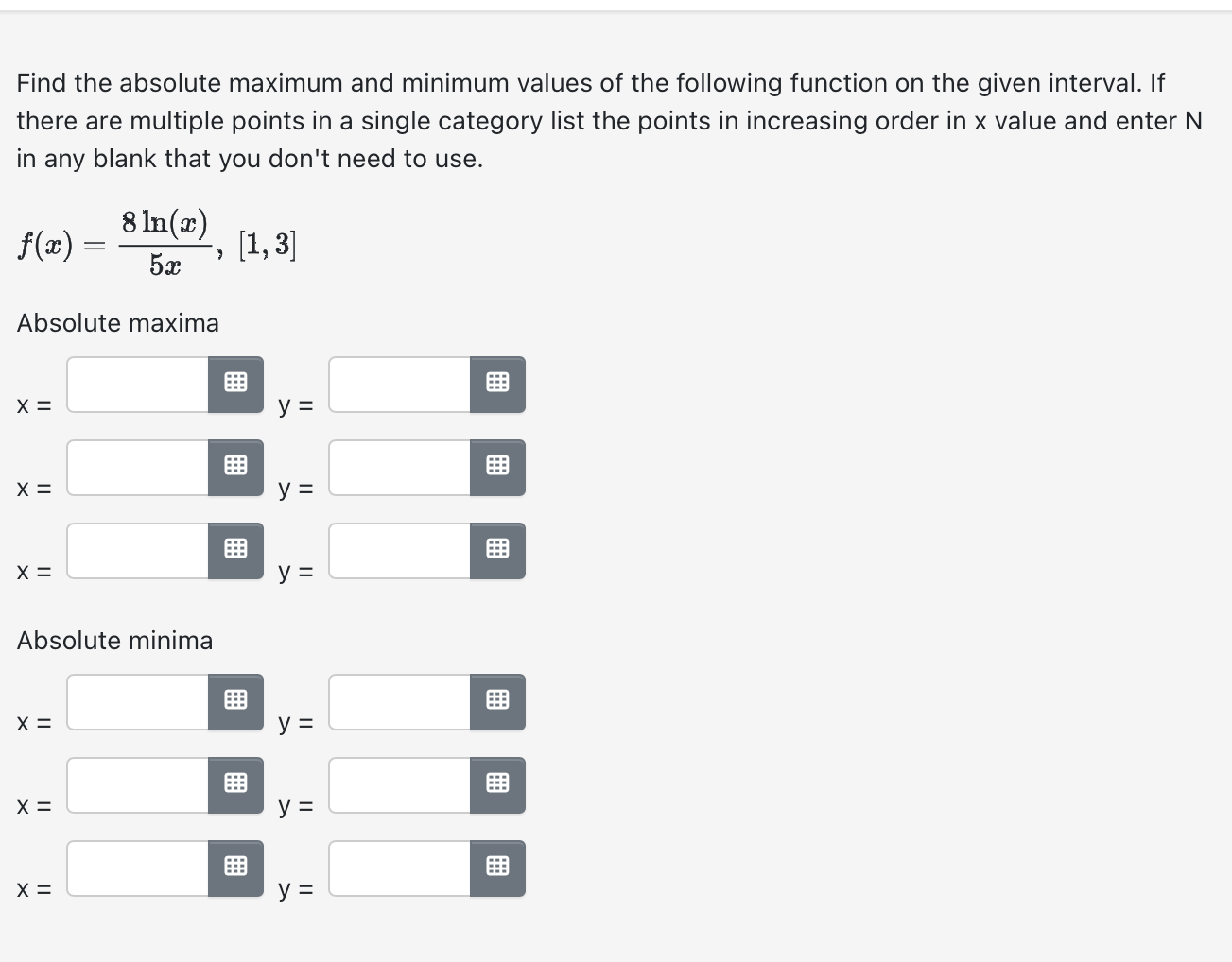 Find the absolute maximum and minimum values of the | Chegg.com