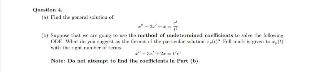 Solved please answer both part a and part b of the question. | Chegg.com