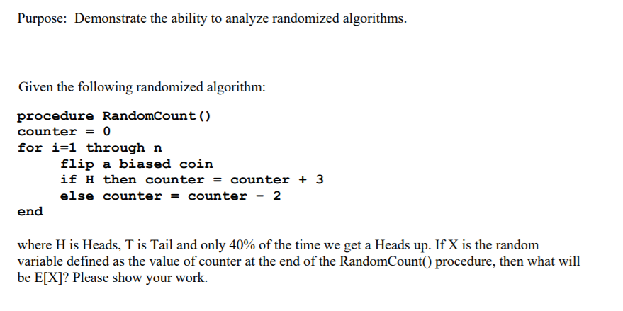 Solved Purpose: Demonstrate the ability to analyze | Chegg.com