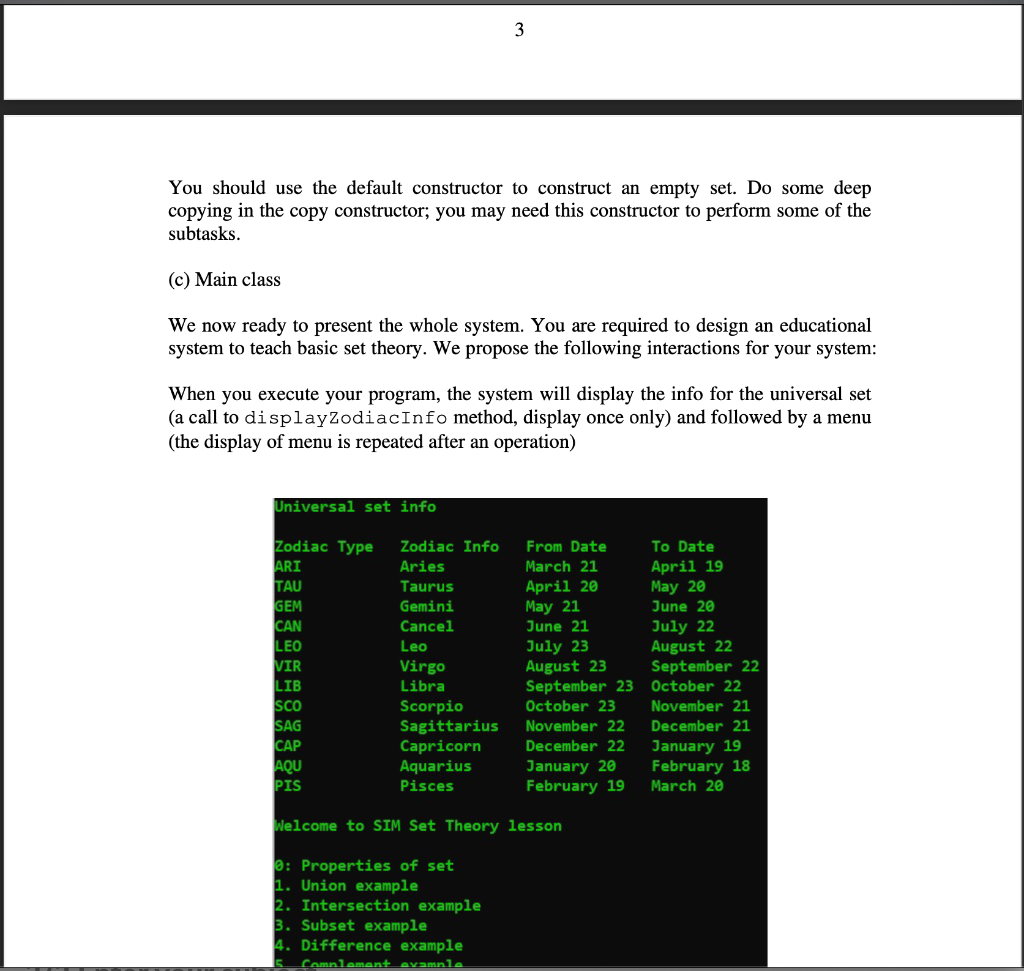 Solved Objectives: Practice java programming with classes | Chegg.com