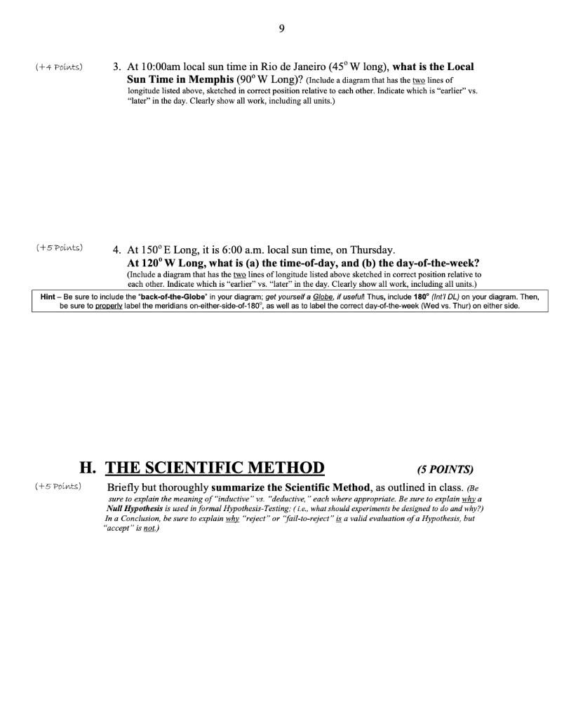 Solved (+4 Points) 3. At 10:00am local sun time in Rio de | Chegg.com