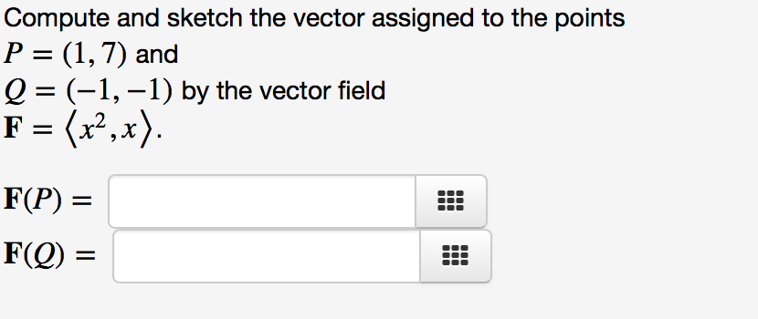 Solved Compute and sketch the vector assigned to the points | Chegg.com