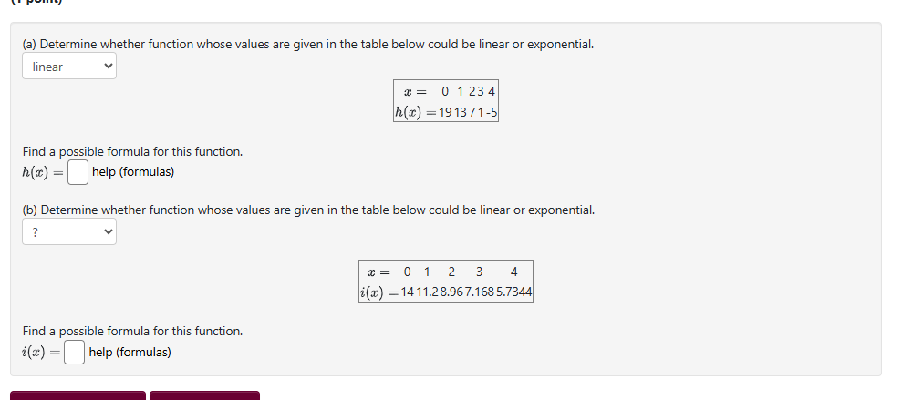 Solved (a) ﻿Determine whether function whose values are | Chegg.com