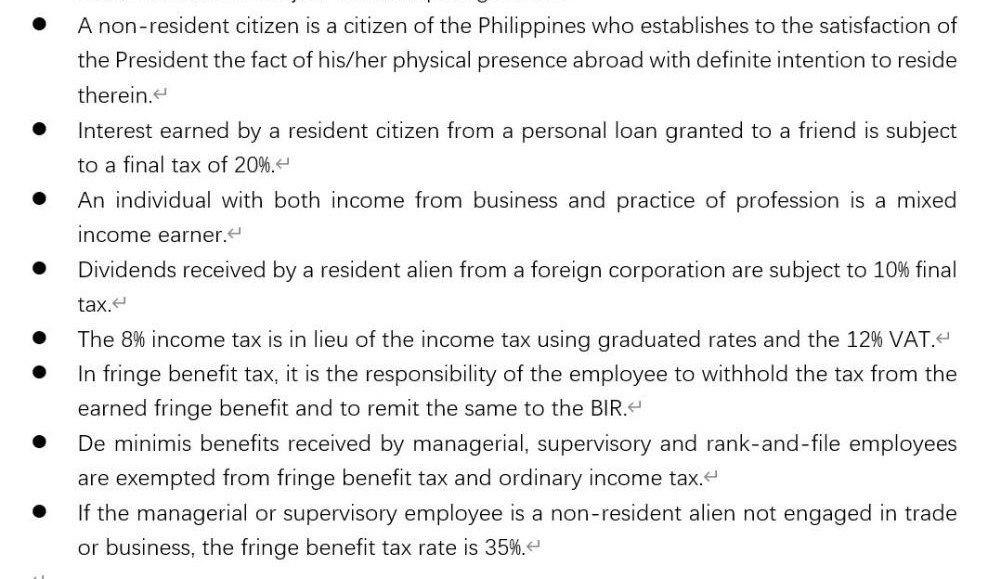 A non-resident citizen is a citizen of the | Chegg.com