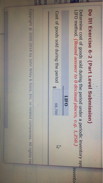 Solved CALCULATOR PRI Do It! Exercise 6-2 (Part Level | Chegg.com