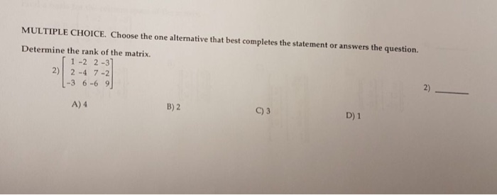 Solved If A is an invertible n x n matrix, which of the | Chegg.com