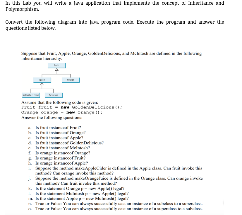 Solved In this Lab you will write a Java application that | Chegg.com