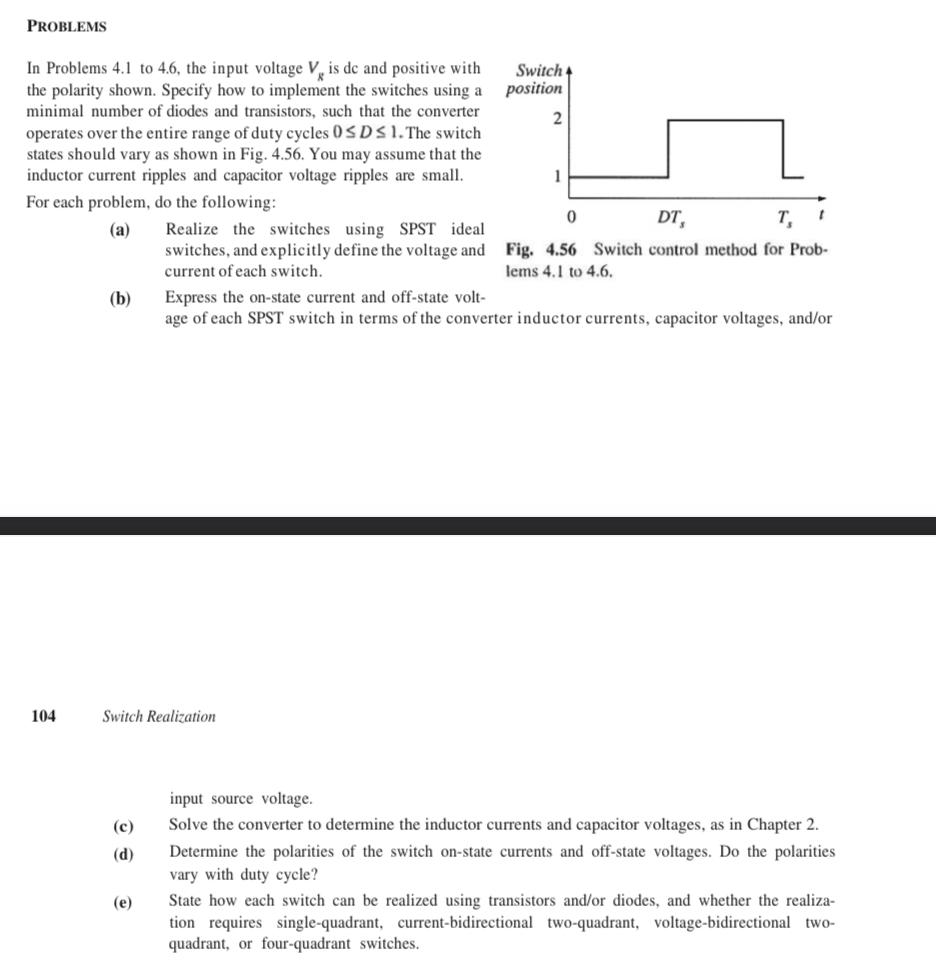 Solved Please solve the examples 4.3,4.6 based on the | Chegg.com