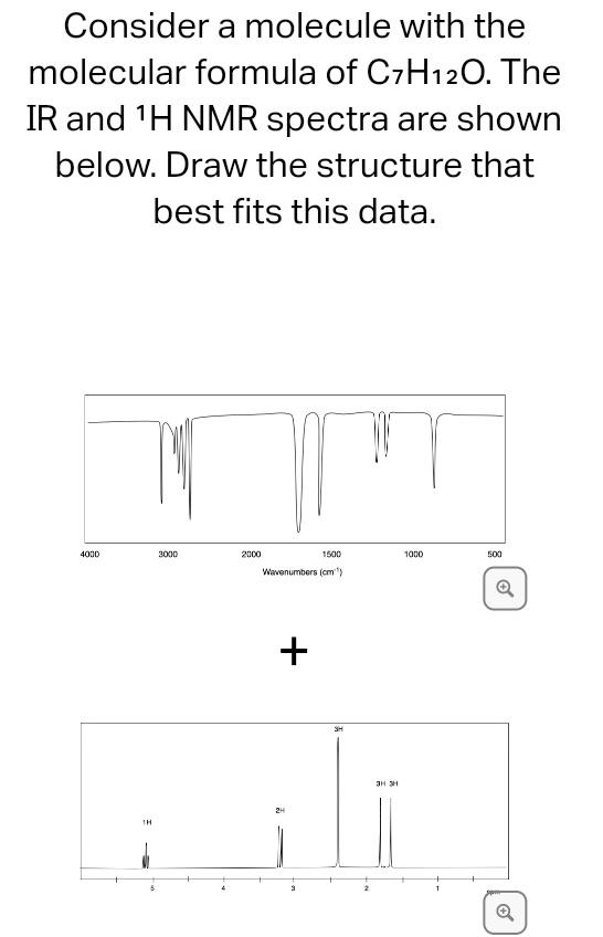 Solved Consider a molecule with the molecular formula of | Chegg.com